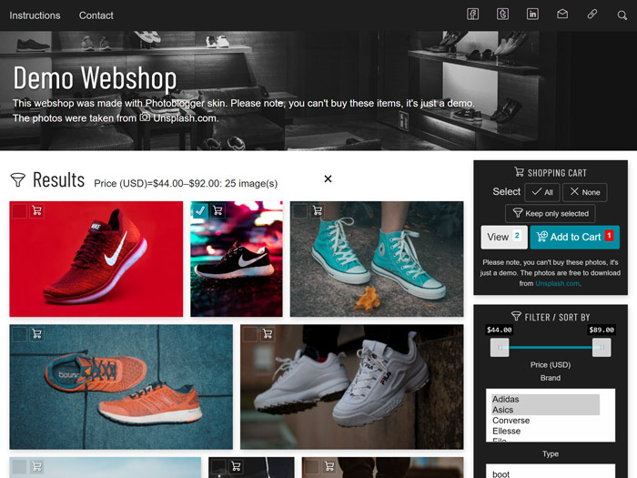 Client Photo Gallery Online for Photographers | jAlbum